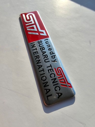 SB11 Subaru tuned by STI badge - WRC STI JDM Impreza Forrester Legacy ...