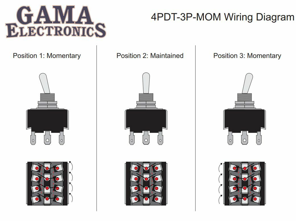 4 Pole Double Throw Toggle Switch Schematic Button And Switch Basics