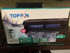 Top Fin Power Filter 75 Gallon Aquarium Tank Topfin 300 Gal/hour for ...