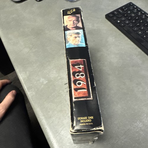 1984 VHS BIG BOX GEORGE ORWELL RICHARD BURTON JOHN HURT SCI-FI DRAMA ...