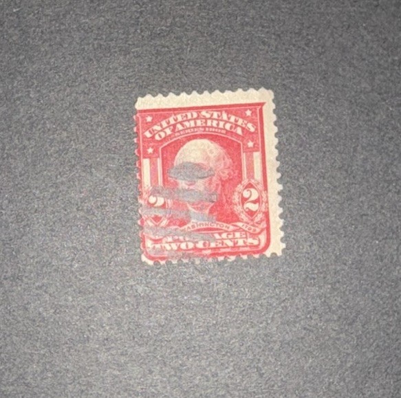 Rare USA Stamp George Washington 2 Cents Red Stamp 1902 | eBay