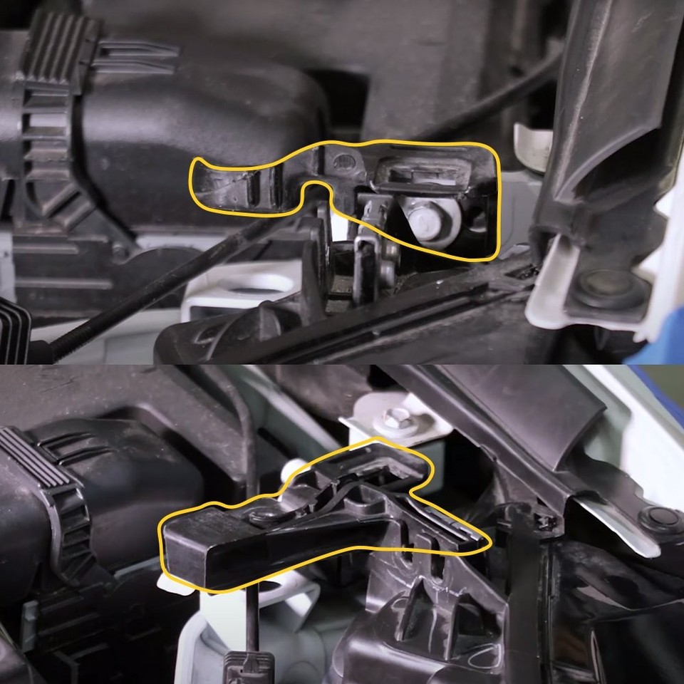 LED Round Headlights Mounting Brackets Ring Bezel For Jeep Wrangler JK ...