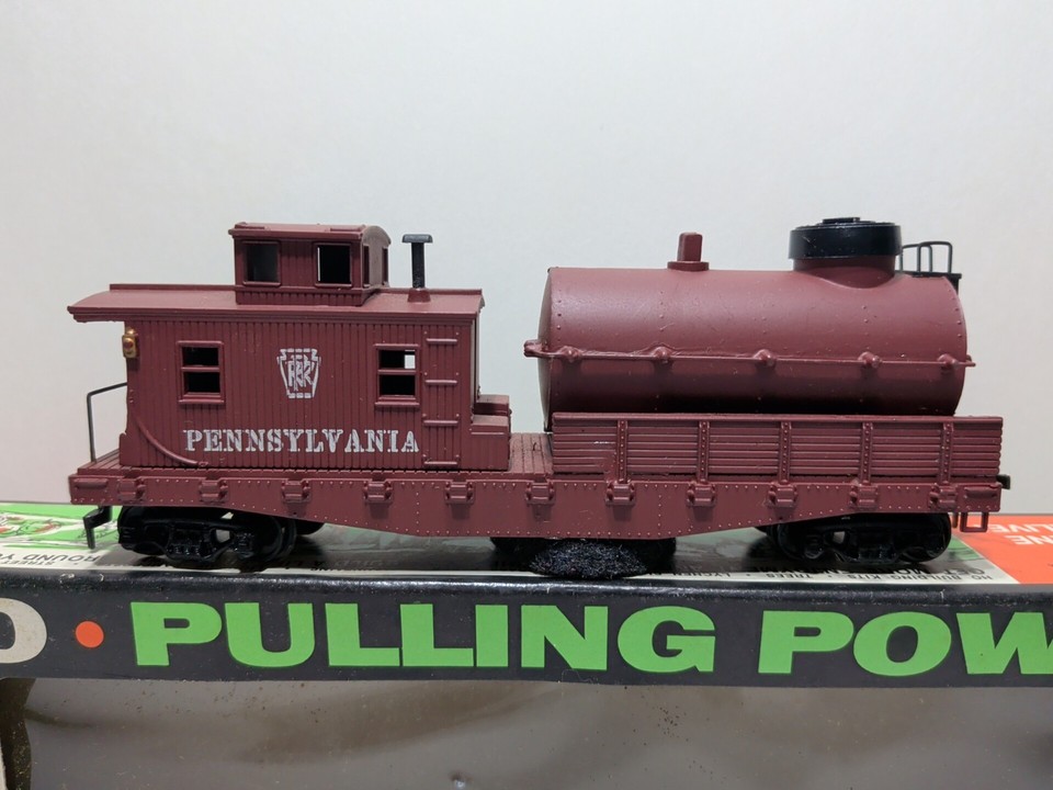 VINTAGE Pennsylvania Track Cleaning Car Caboose - HO Pulling Power ...