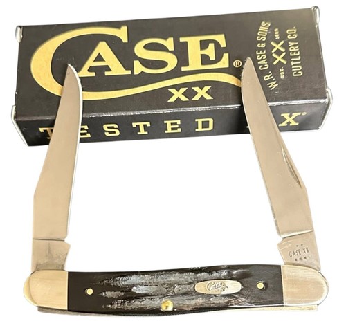 Case XX USA Jigged Buffalo Horn 65032 Stainless Muskrat Pocket Knife | eBay