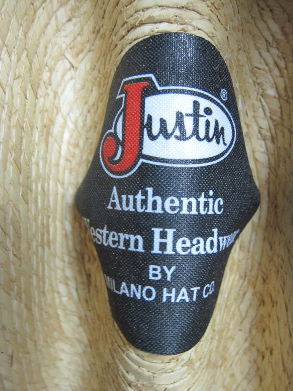Justin Bent Rail Trigger Toast Straw Hat 7 1/8 57 JS1956TRGR44 NEW | eBay