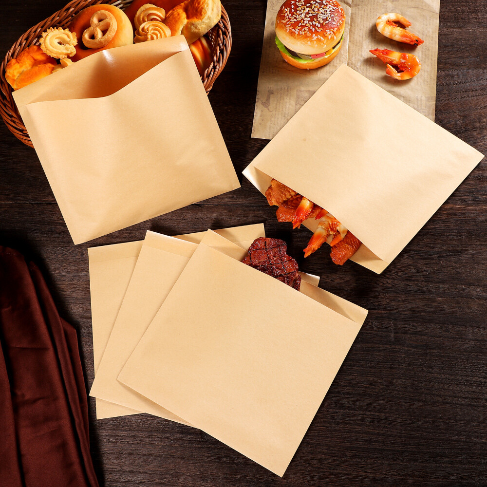 2 Pieces Taschen Behandeln Kraftpapier Sandwich-Wrapper Fräulein ...