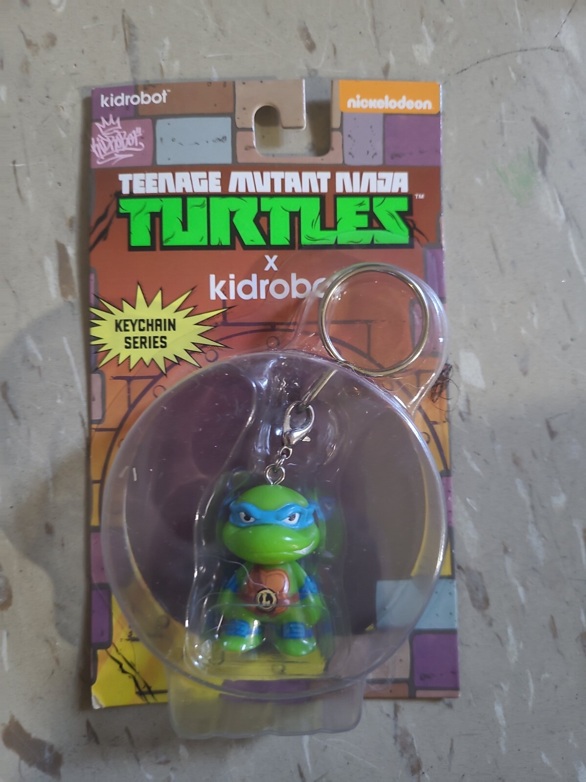 Kidrobot x Teenage Mutant Ninja Turtles Keychain Series Leonardo 1.5 ...
