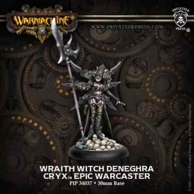 WARMACHINE CRYX: Wraith Witch Deneghra Epic Cryx Warcaster [PIP 34037 ...