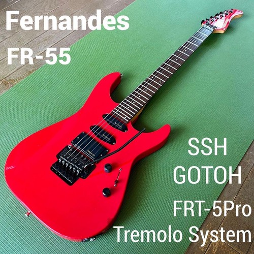 FERNANDES FR-55 Electric Guitar Red Used From Japan | eBay