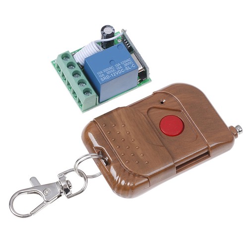 DC 12V 1 Channel Wireless Relay Remote Control Switch Receiver' With ...