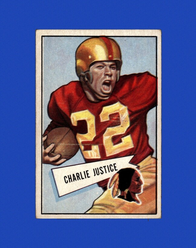 1952 Bowman Small Set-Break # 18 Charlie Justice VG-VGEX *GMCARDS* | eBay