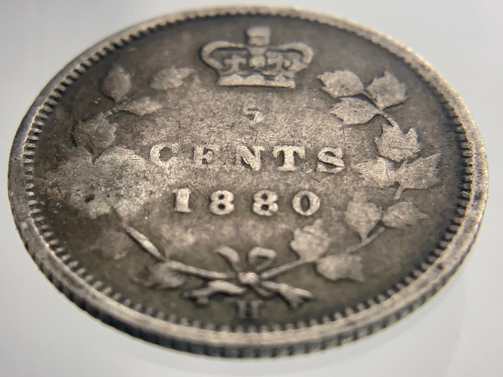 1880 H Canada 5 Cent Small Silver Circulated Canadian Coin Y253 | eBay