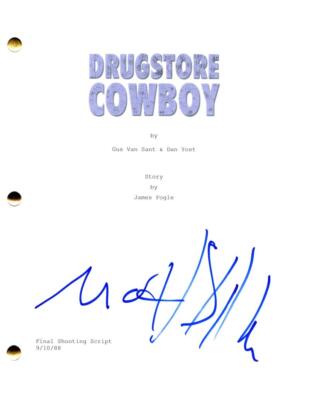 Matt Dillon Signed Autograph Drugstore Cowboy Full Movie Script ...