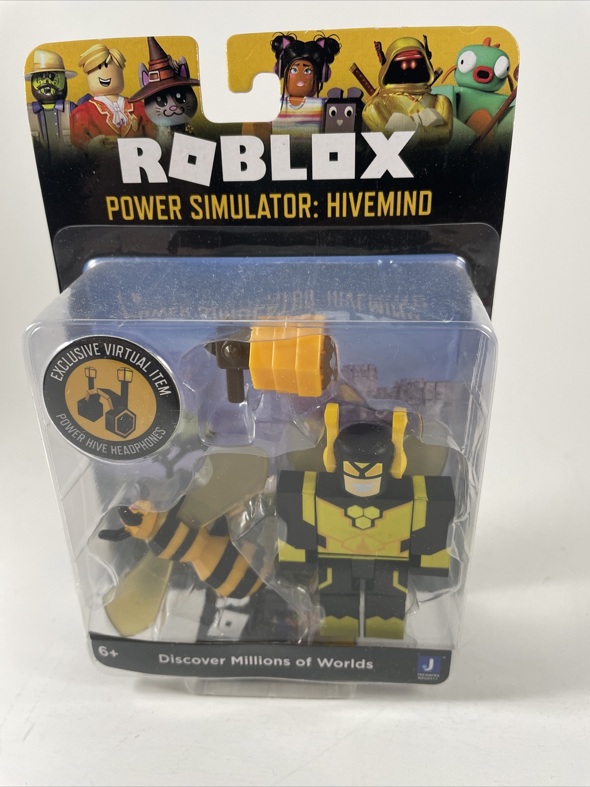NIB Roblox Power Simulator HIVEMIND Figure + Virtual Item Token Code | eBay