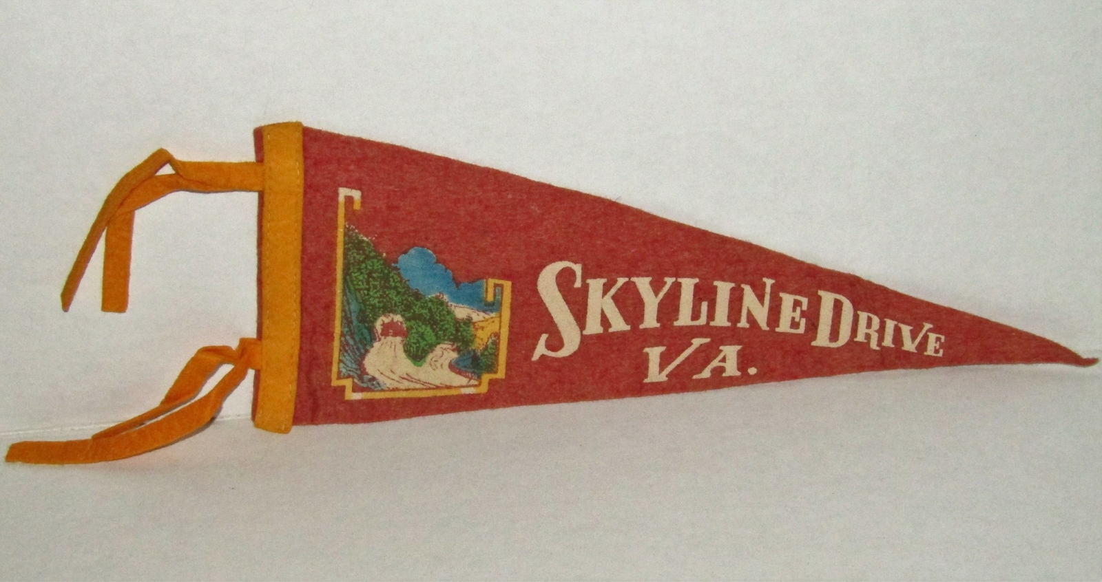 VINTAGE SHENANDOAH NATIONAL PARK SKYLINE DRIVE VIRGINIA SMALL 11" FELT ...