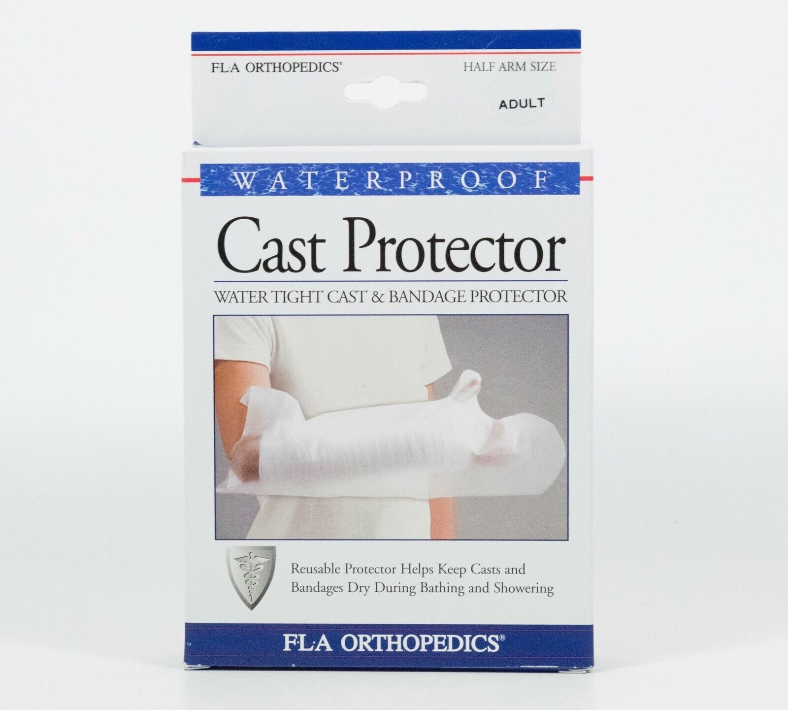 FLA Orthopedics Half Arm Waterproof Cast Protector Reusable Bathing ...