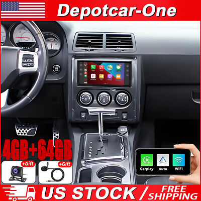 7'' Touch screen Carplay For Dodge Challenger 2008-2014 Car Stereo ...