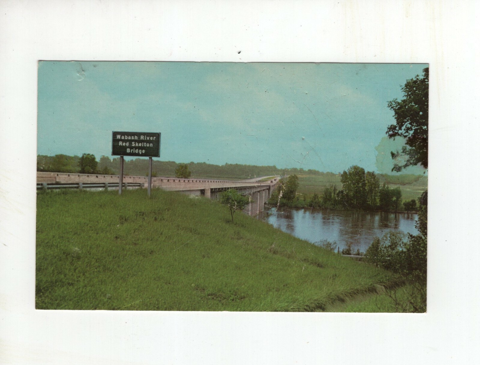 Vintage Post Card - Red Skelton Bridge - Vincennes - Indiana | eBay