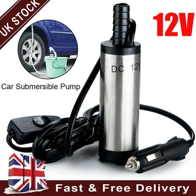 Minipumpe 12l/min Tauchpumpe 12V Wasserpumpe Diesel Öl Transfer Pumpe 38mm Auto | eBay.de