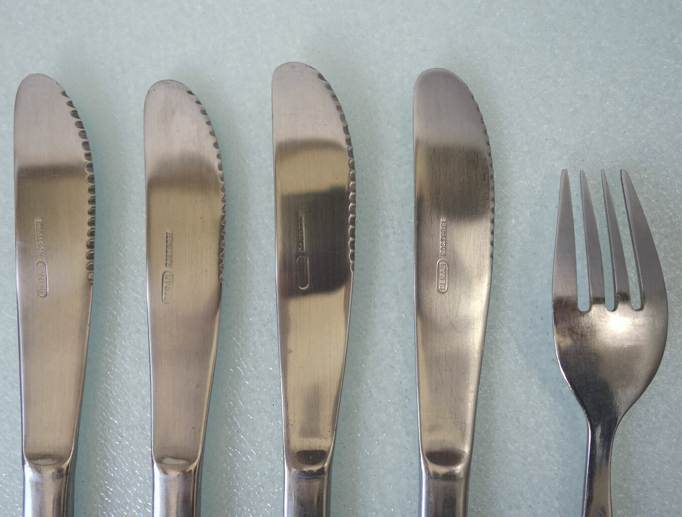 BERAM ROSTFREI Germany Stainless Flatware 5-piece 1 DINNER FORK, 4 ...