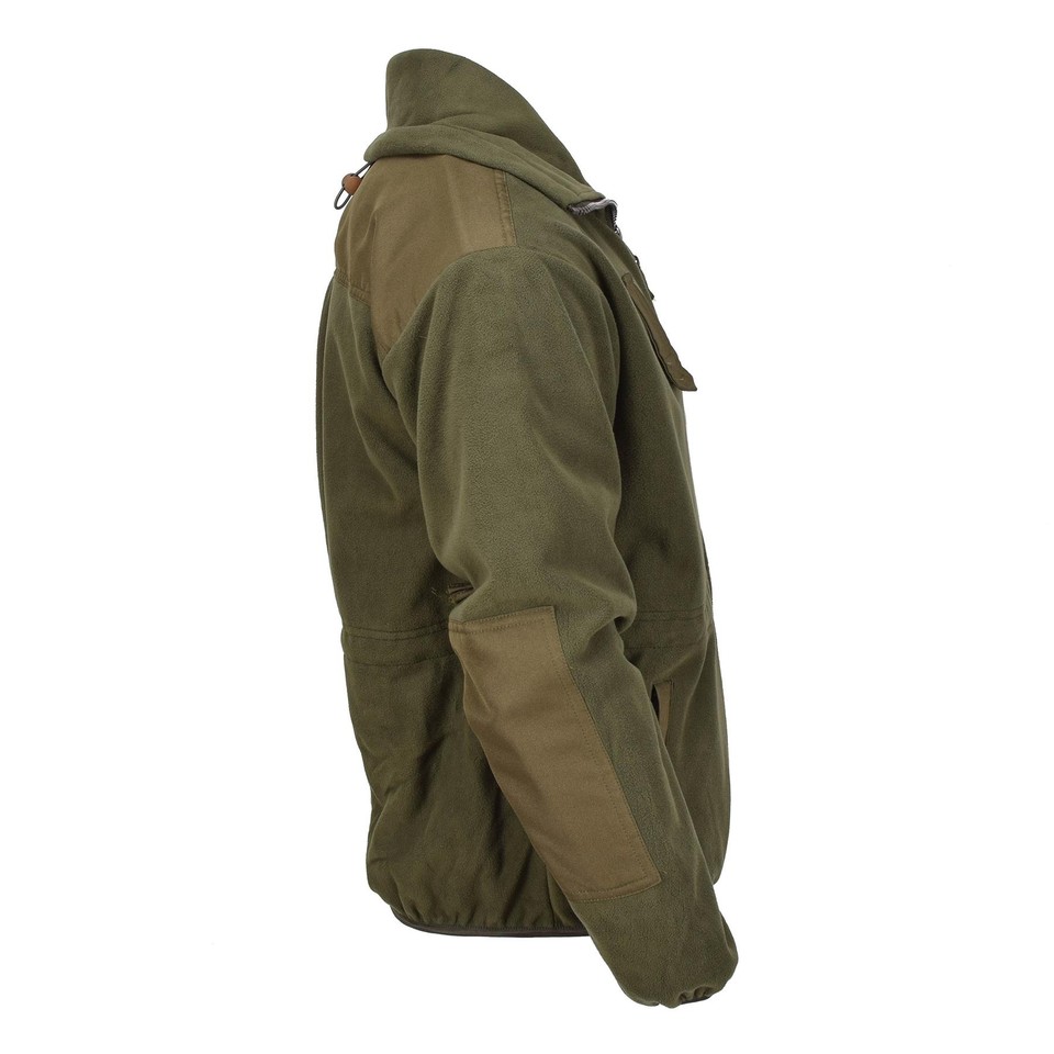 Blochl Brand Austrian Military style fleece jacket high neck full zip ...