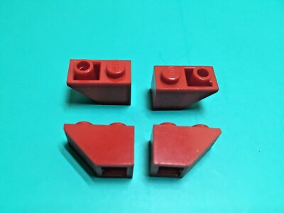 Vintage Lego Red Slope Inverted 1x2 3665 Classic Town City | eBay UK