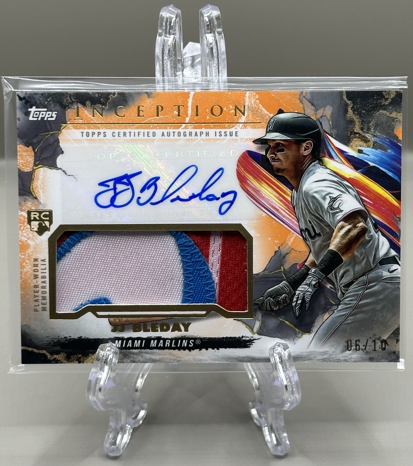 2023 Topps Inception - Inception Autograph Patch JJ Bleday #IAP-JB ...