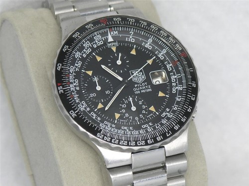 TAG Heuer Pilot Chronograph Ref. 230.206 Cal.185 Vintage 1980s Quartz ...