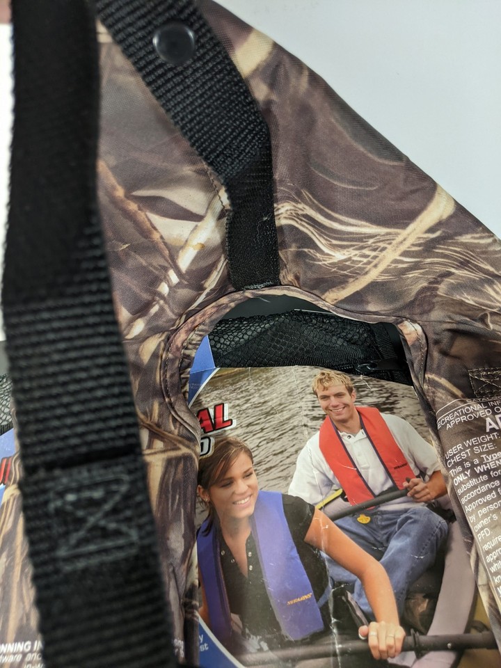 Stearns 1131MX4 Camo Ultra Manual Inflatable PFD Type V Life Jacket ...