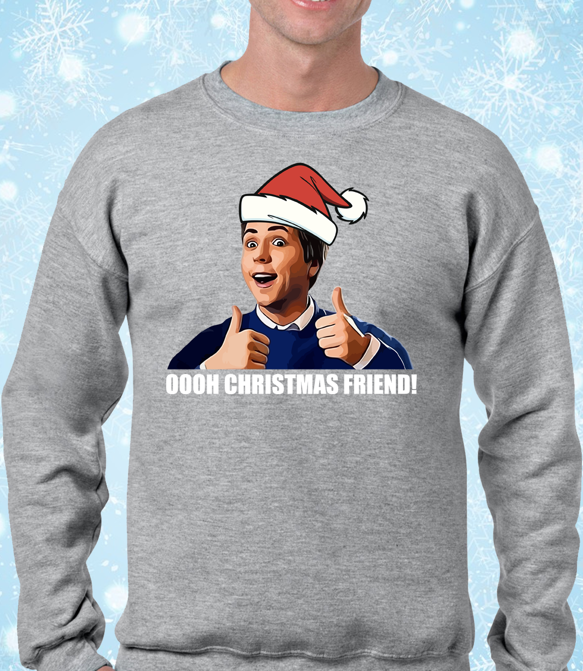 OOOH CHRISTMAS FRIEND FUNNY CHRISTMAS JUMPER INBETWEENERS JOKE GIFT TOP ...
