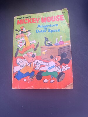 Mickey Mouse Adventure in Outer Space Big Little Book 1968 | eBay