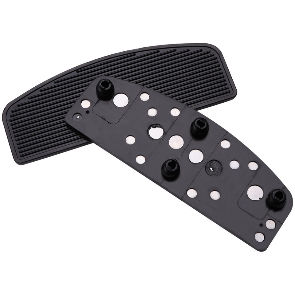 Black Rubber Rider Insert Floorboard Footboard Kit For Harley Davidson ...