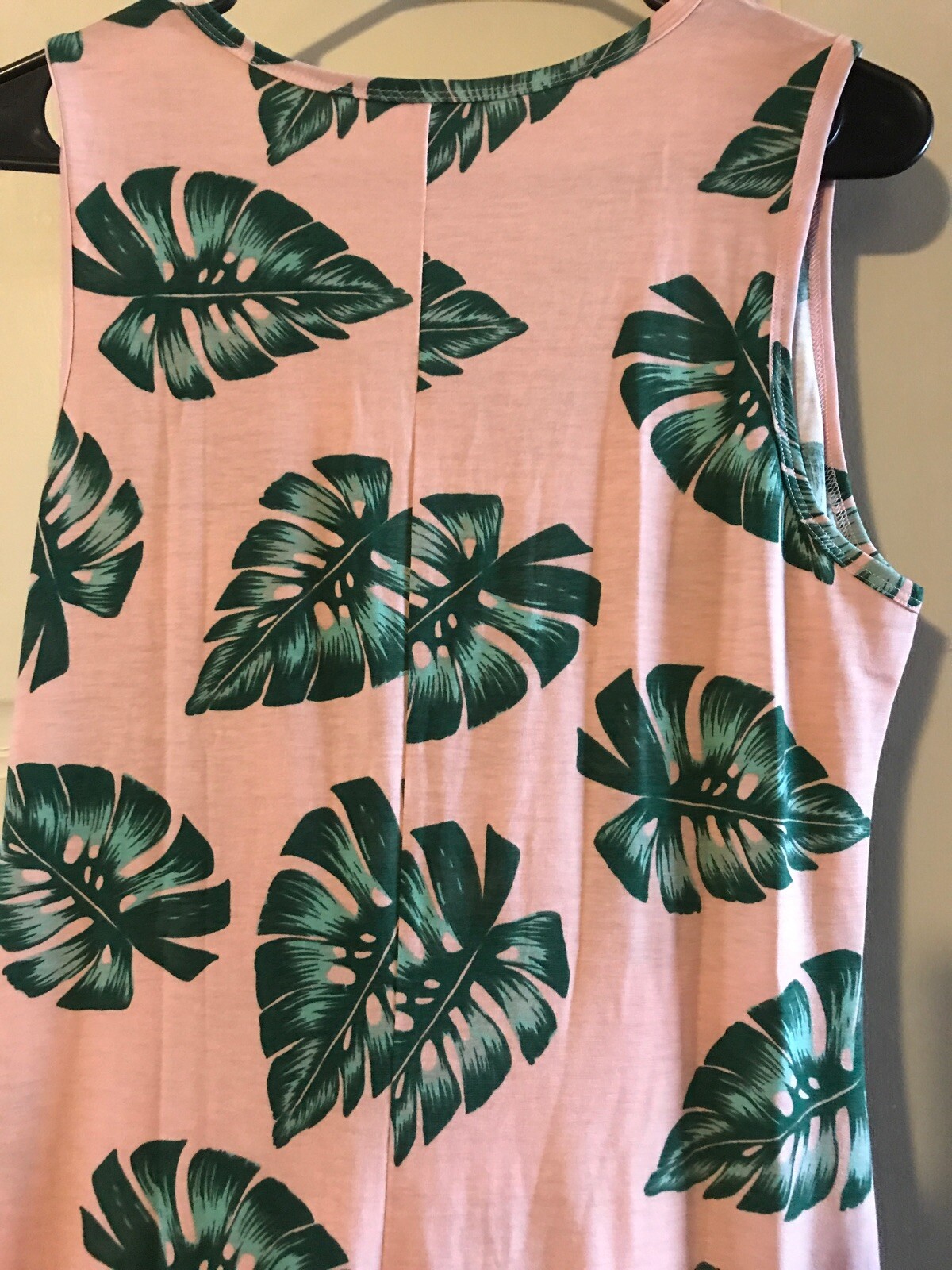 Lularoe Dani Pink Green Tropical Palms🦄 Long Maxi Hawaii XL 14/16 16/18 ...