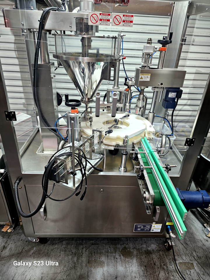 Auger Filler, bottle loader, lid loader, Vacuum loading, capper ...