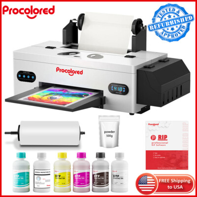 Procolored USED A3 L1800 DTF Printer Direct to Film Dark/White Garments ...