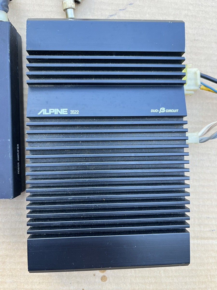 1991 Alpine 2 Channel Amplifier Alpine 3553 Amplifier 4/3/2 Channel