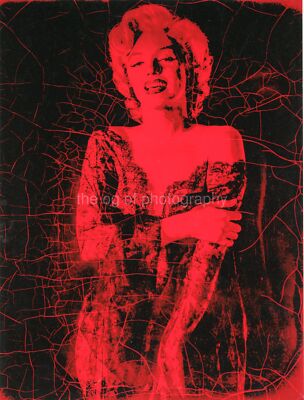 Red Marilyn LARGE FORMAT Monroe COLOR Digital Scan Of Vintage Image 211 ...