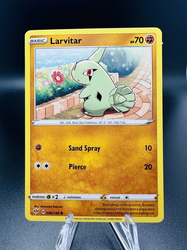 Pokemon TCG - Larvitar 86/189 - Darkness Ablaze 2020 | eBay