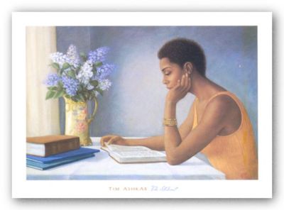 The Student Tim Ashkar African American Art Print 20x30 | eBay