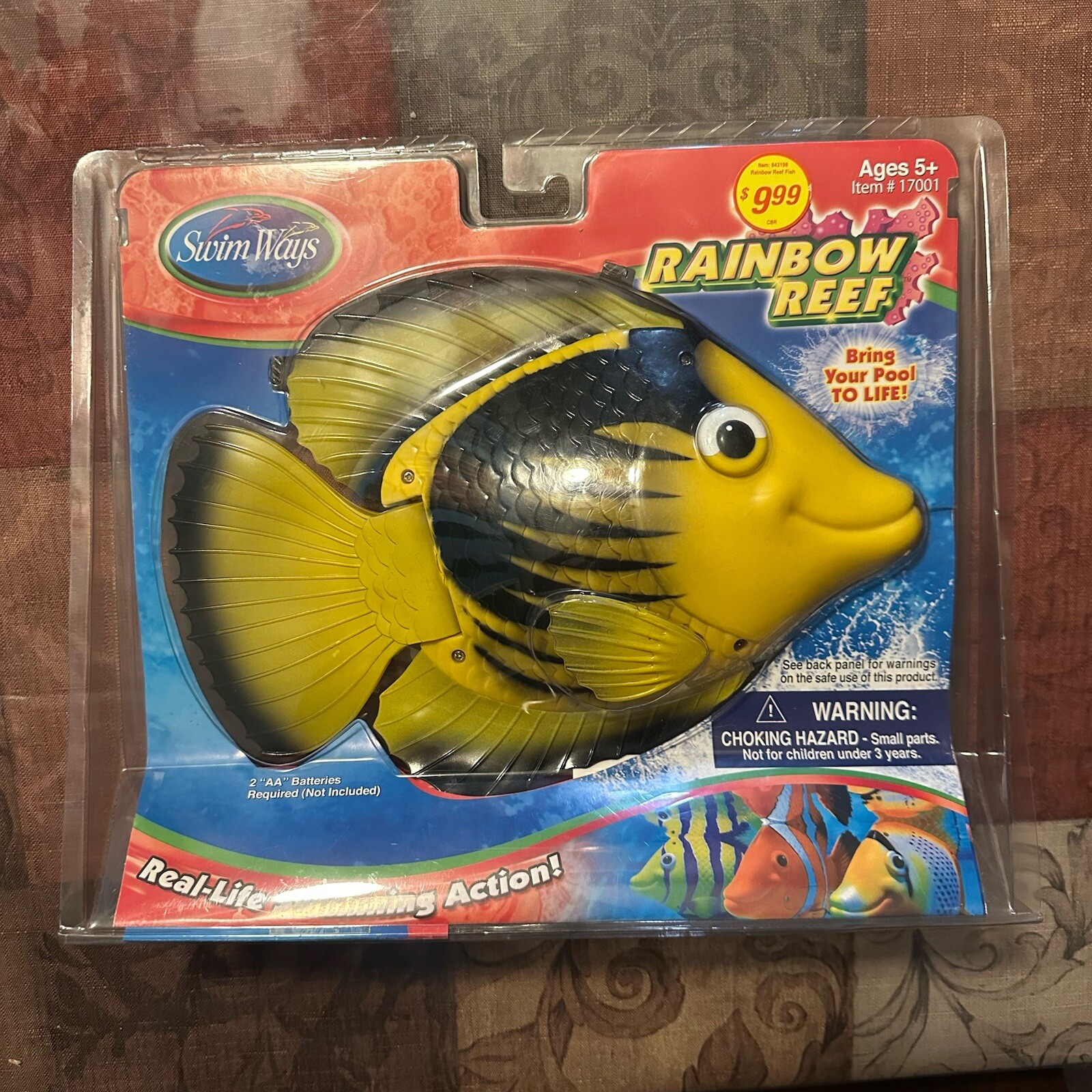 Swim Ways Rainbow Reef Real Life Swimming Action Pool Fish 2004 Model ...