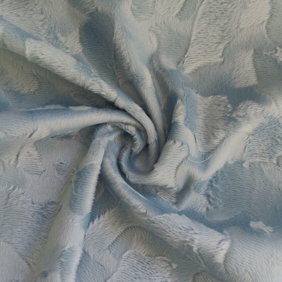 Faux Fur Pony Skin Velboa Fabric Material - DUSTY BLUE | eBay