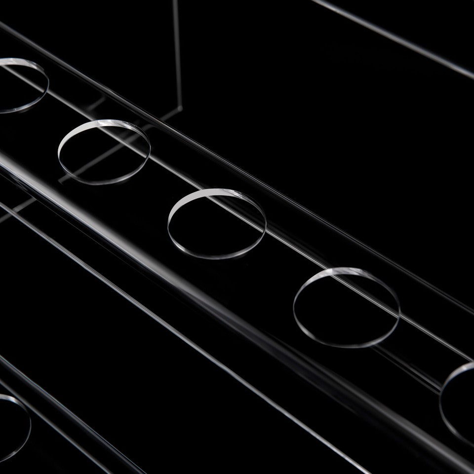 24 Hole Ice Cream Cone Serving Holder Clear Acrylic Food Cone Display ...