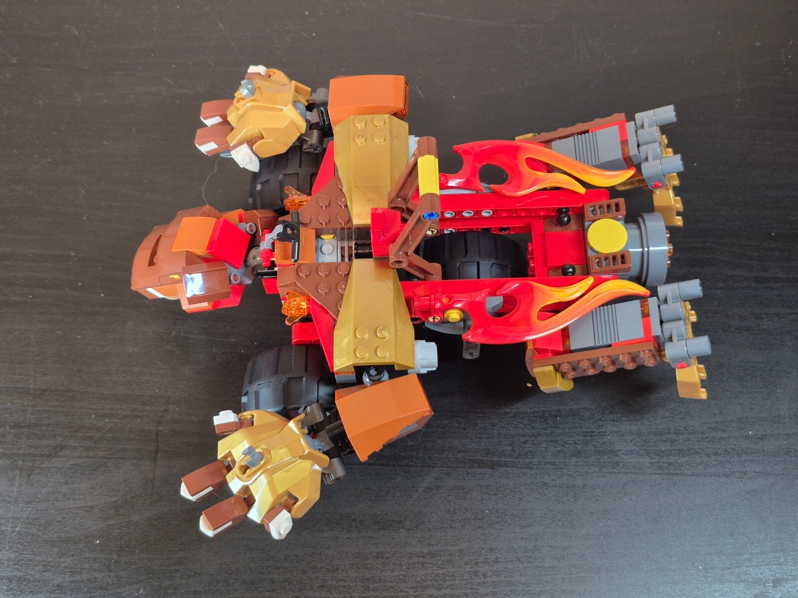 LEGO Bionicle Zamor Sphere Balls x3 54821pb02 Marbled Orange Yellow ...