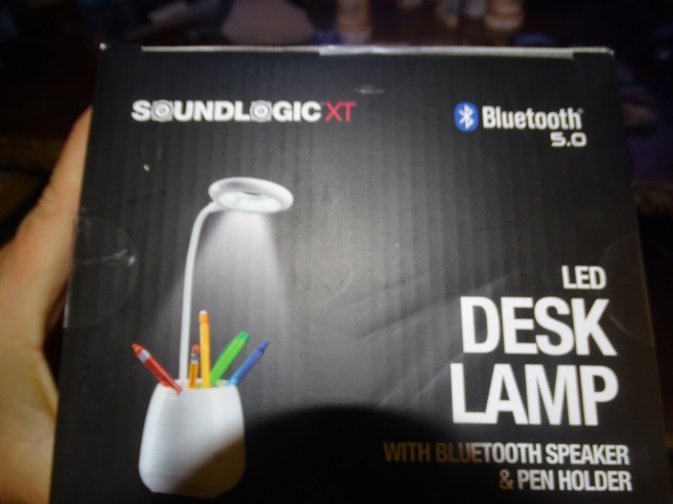 SoundLogic XT DSLS-6/1826 Desk Lamp w/ Bluetooth Speaker & Smartphone ...