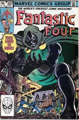 Fantastic Four Comic Book #247 Marvel 1st Kristoff 1982 VERY HIGH GRADE ...