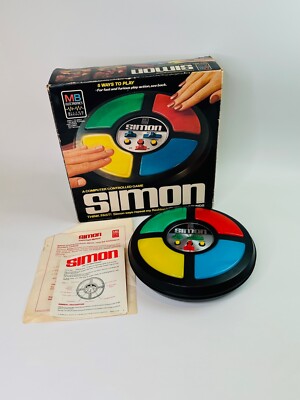 Vintage 1978 Milton Bradley Simon Computer Electronic Game w/ Box ...