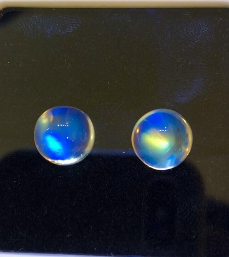 13.54CT 10MM ROUND ULTRA RARE TOP QUALITY 100% NATURAL BLUE MOONSTONE ...