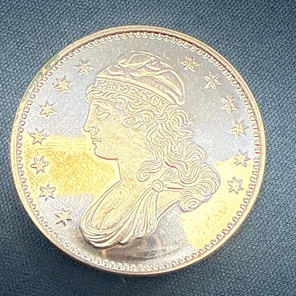 Lot of 100 X 1 Oz. CAPPED BUST Copper .999 Fine Round | eBay