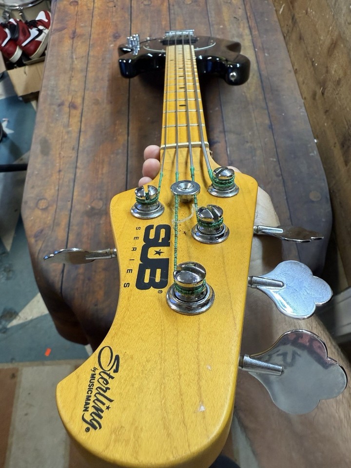 Sterling by Music Man SUB Series StingRay 4-String Bass Guitar Black ...