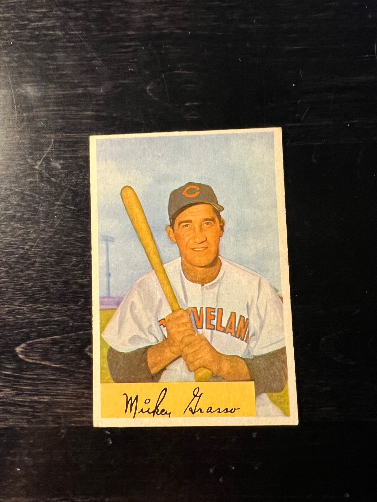 1954 BOWMAN BASEBALL CARD #184 MICKEY GRASSO EXMT!!!!!!!!! | eBay